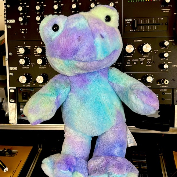 Build-A-Bear | Toys | Build A Bear Happy Swirls Tiedye Frog Plush Nwt ...